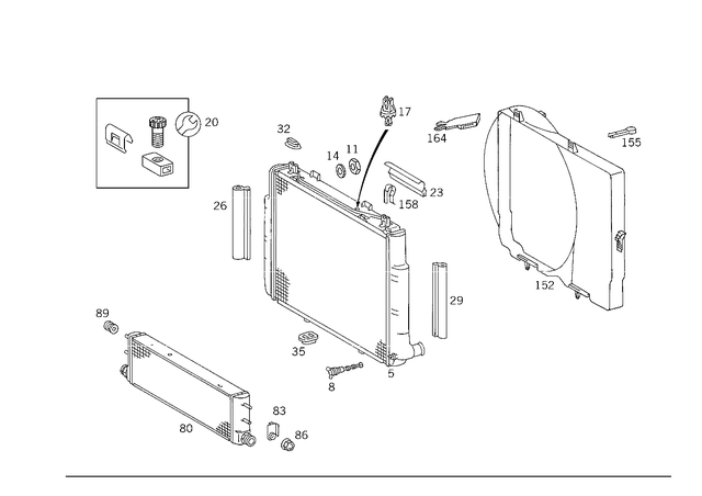 126-997-61-81 - Grommet 1978-2016 Mercedes-Benz | Mercedes-Benz USA Parts