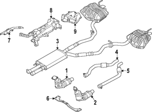 L1MZ-5E213-T - Catalytic Converter 2020-2024 Ford | Ford Parts Direct
