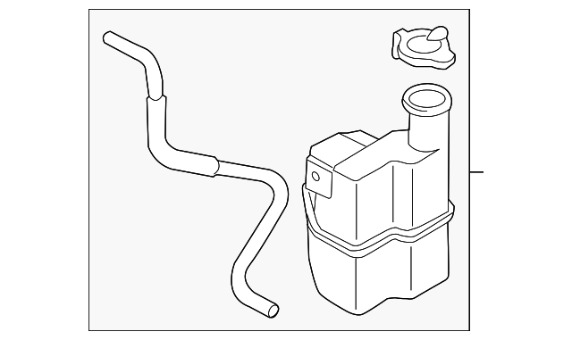 2011-2014 Mazda 2 Expansion Tank ZJ38-15-350C | RealMazdaParts.com