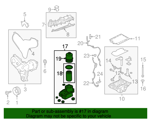 2016-2021 Land Rover Filter Assembly LR124259 | Land Rover Parts Direct