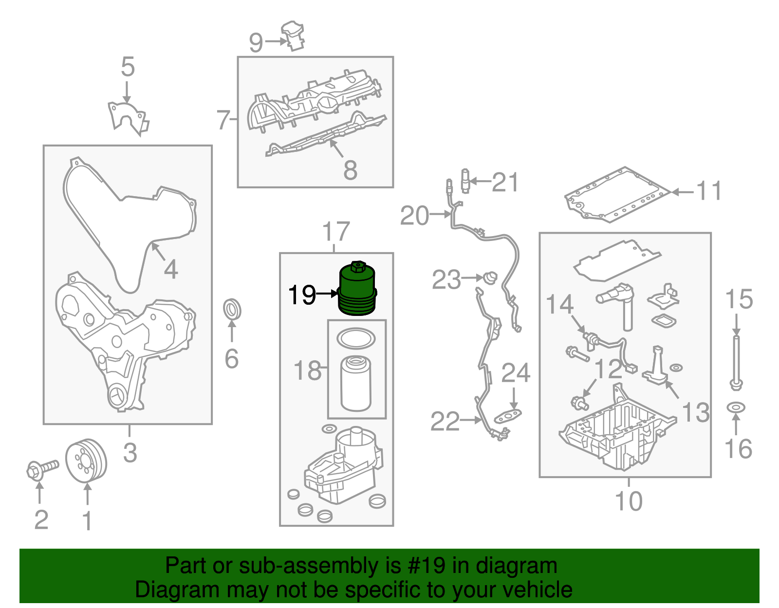 Genuine Filter Cover for 2016-2021 Land Rover | Land Rover Part ...