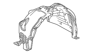 53806-08071 - Fender Liner 2022-2024 Toyota Sienna | Longo Toyota Parts