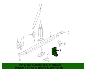 1999-2015 GM Leaf Spring Hanger 12474021 | TascaParts.com