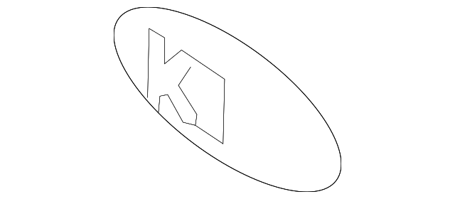 2017-2019 Kia Cadenza Emblem 86310-A2000 | OEM Parts Online