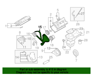 24312-39800 - Engine Timing Belt 2002-2006 Hyundai | AutoNationParts.com