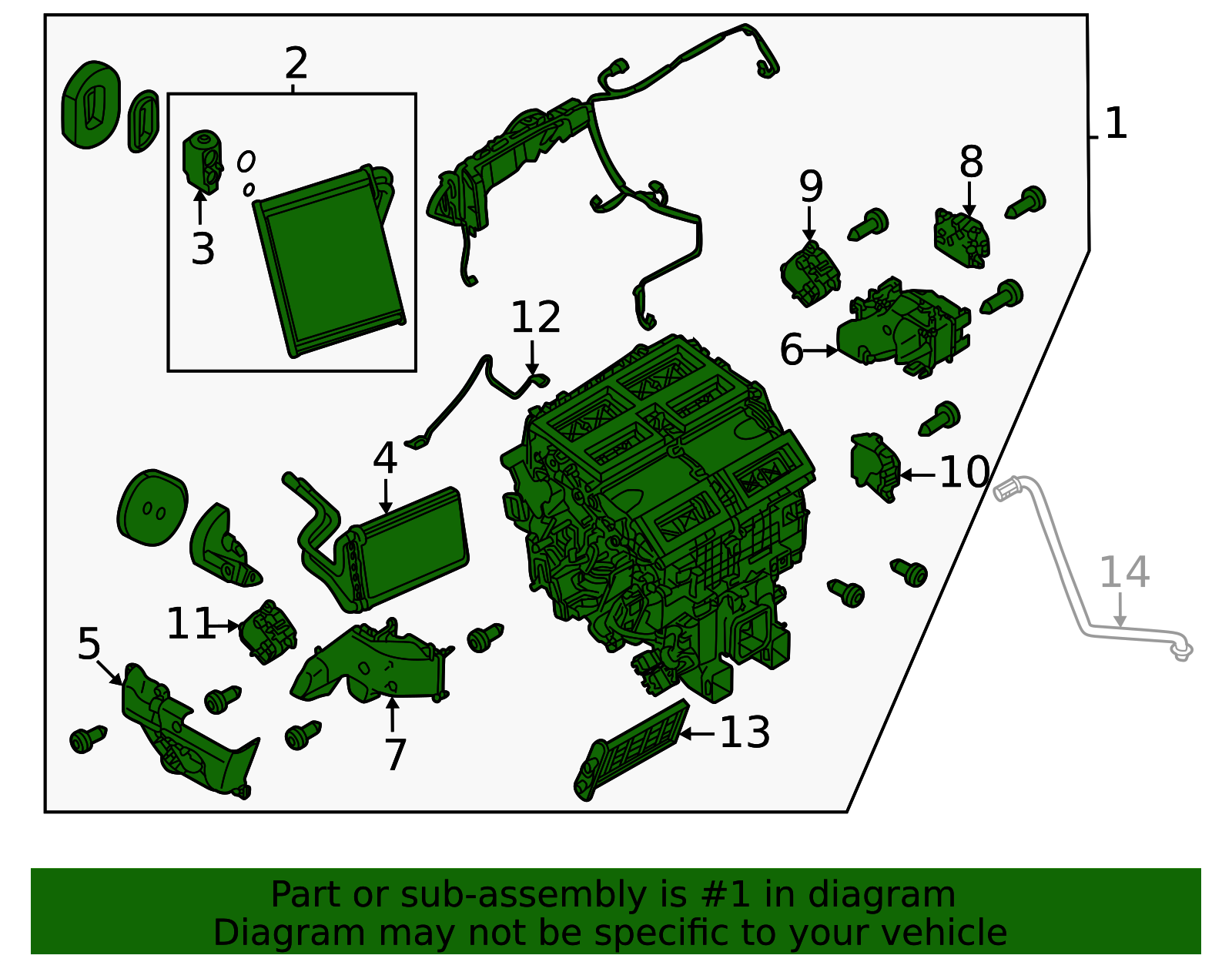 2021 Nissan Rogue AC & Heater Assembly 27110-6RC0A | Sullivan Brothers ...