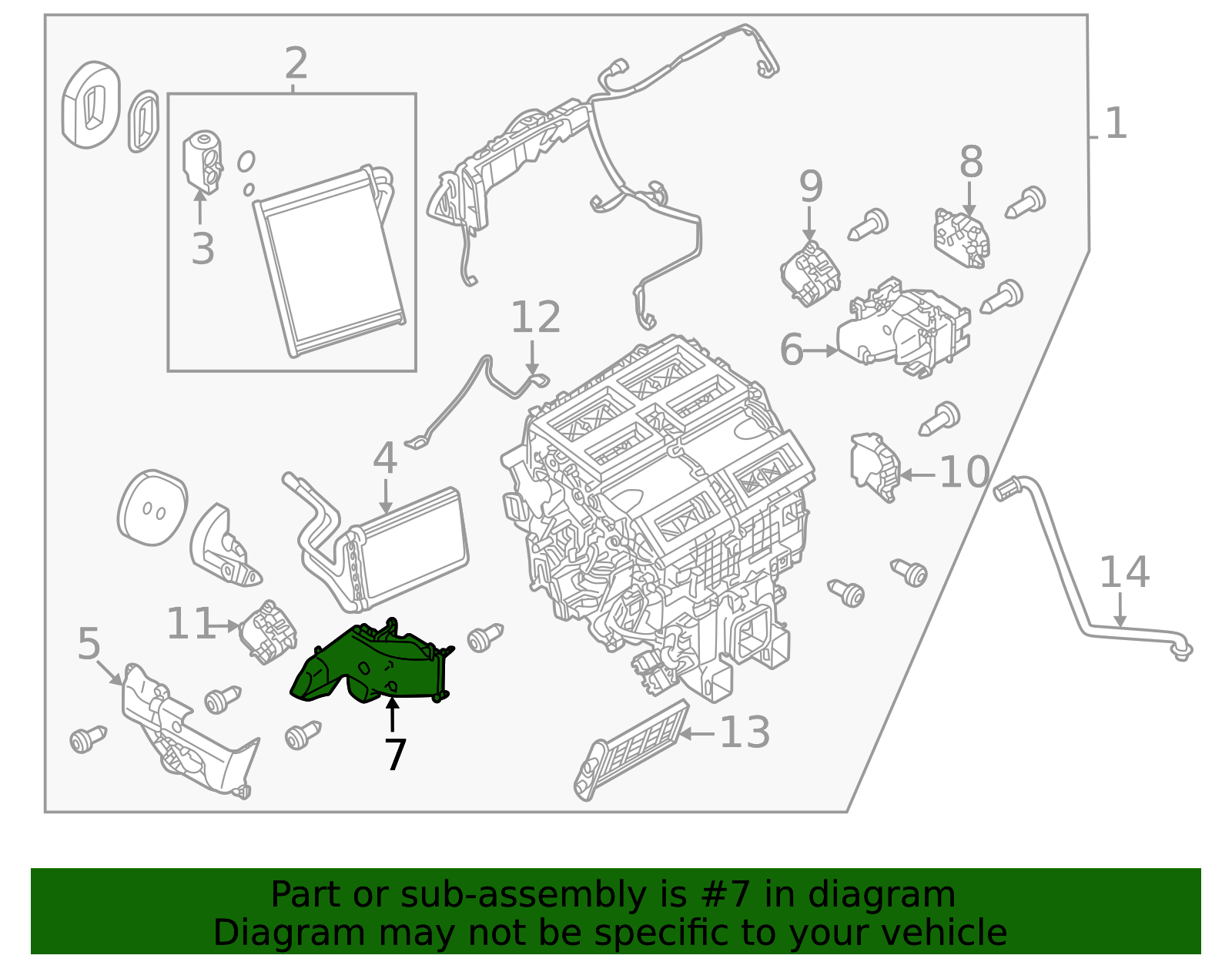 2021-2025 Nissan Rogue Floor Duct 27125-6RF0A | Bill Kay Nissan Parts