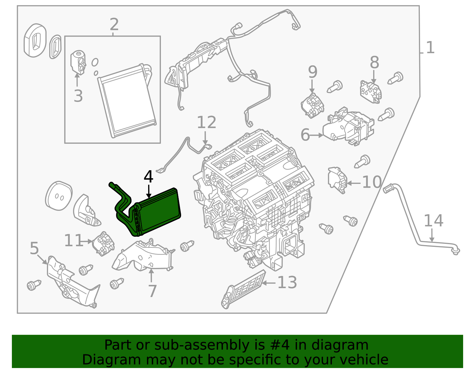 2022 Nissan Rogue Heater Core 27140-6RD1A | Sullivan Brothers Nissan