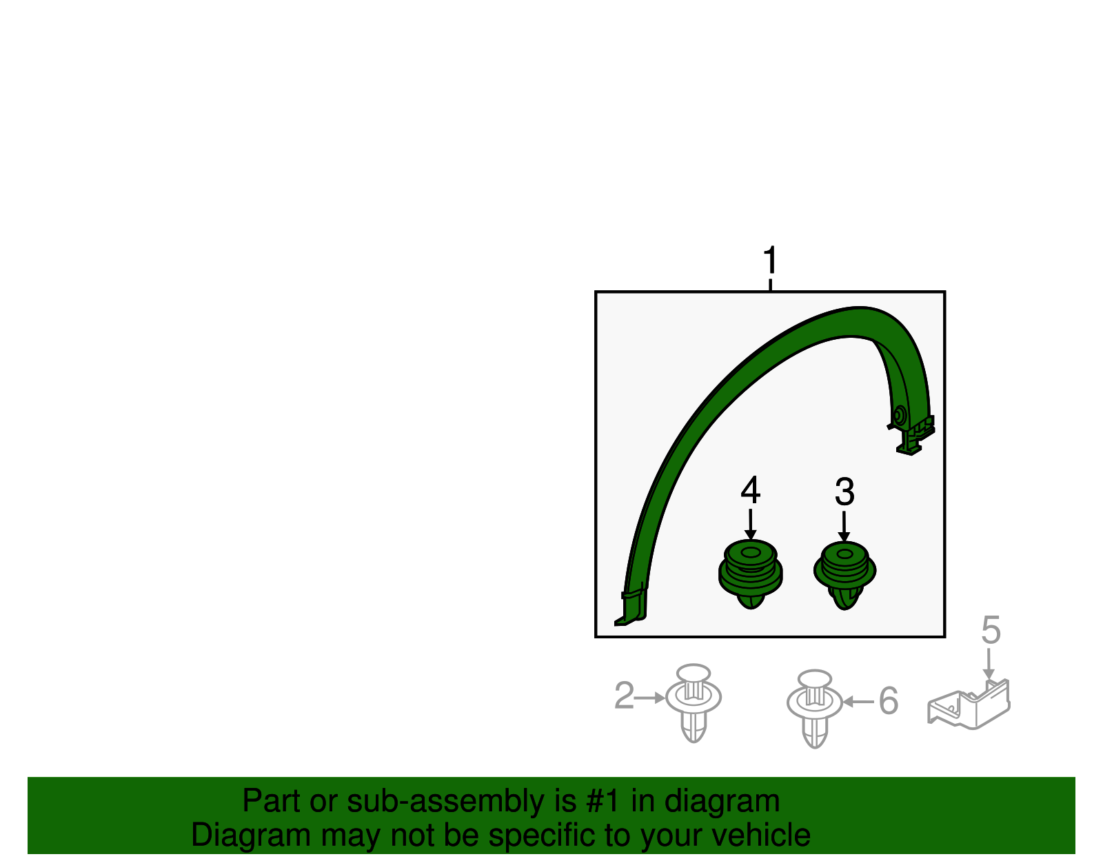 Mazda Parts For 2017-2021 Mazda CX-5 Wheel Opening Molding KB7W-51-W20E ...
