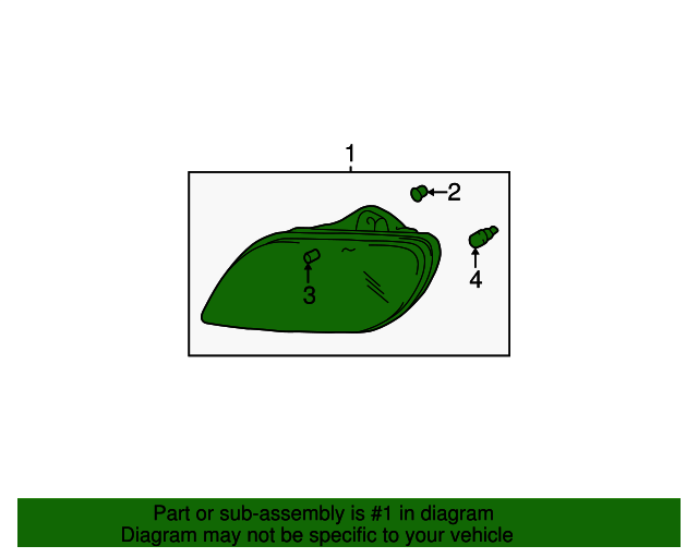 92201-25000 - Fog Light 2000-2002 Hyundai Accent | AutoNationParts.com