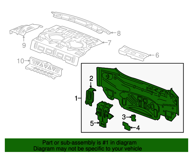 GM 42665256 Rear End Panel | GM Outlet