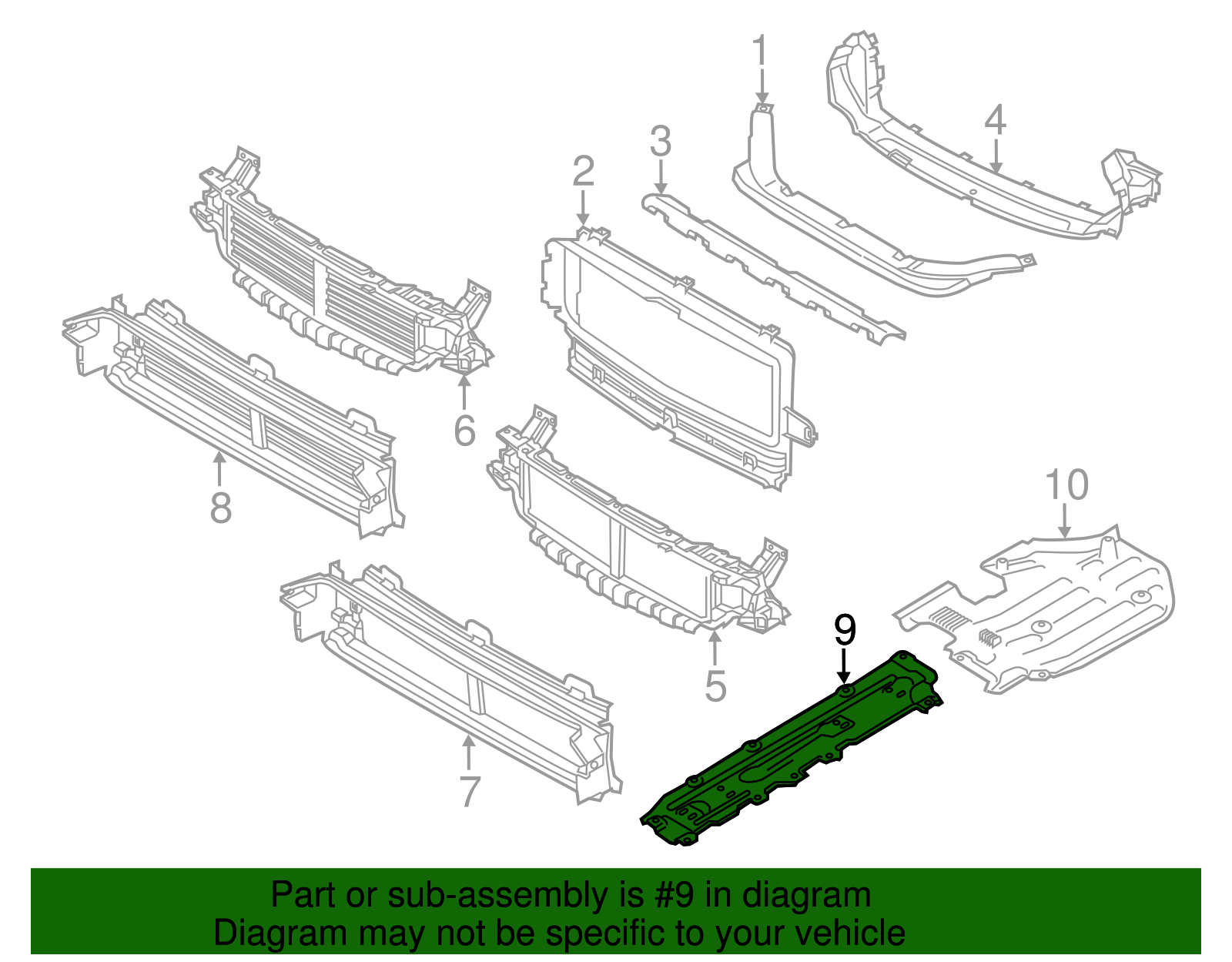 31497613 - Under Cover - 2018-2020 Volvo XC60 | Volvo OEM Parts Direct