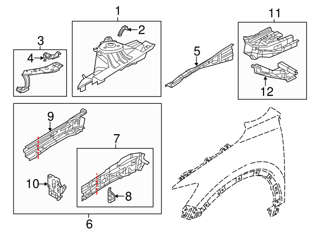 B45A-53-140 - Front Panel - 2014-2018 Mazda 3 | Mazda Swag