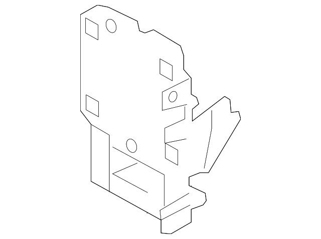 2014-2018 Mazda 3 Bumper Bracket B45A-53-18XA | Mazda-Parts