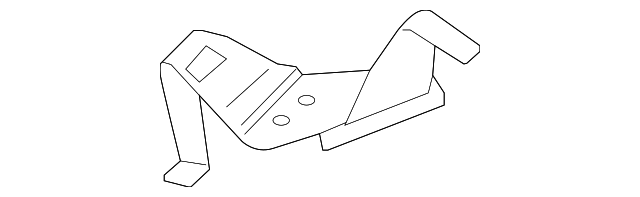 2014-2018 Mazda 3 Front Panel Mount Bracket B45A-54-15X | QuirkParts