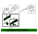 2014-2018 Mazda 3 Rail Assembly B45A-53-31XA | TascaParts.com