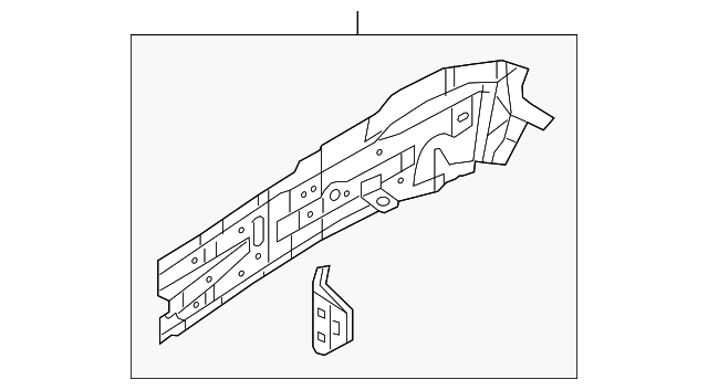 2014-2018 Mazda 3 Outer Rail B4YA-54-320 | TascaParts.com