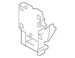 2014-2018 Mazda 3 Bumper Bracket B45A-53-18XA | Mazda-Parts