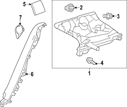 Interior Trim - Quarter Panels for 2025 Toyota GR Corolla | Toyota ...