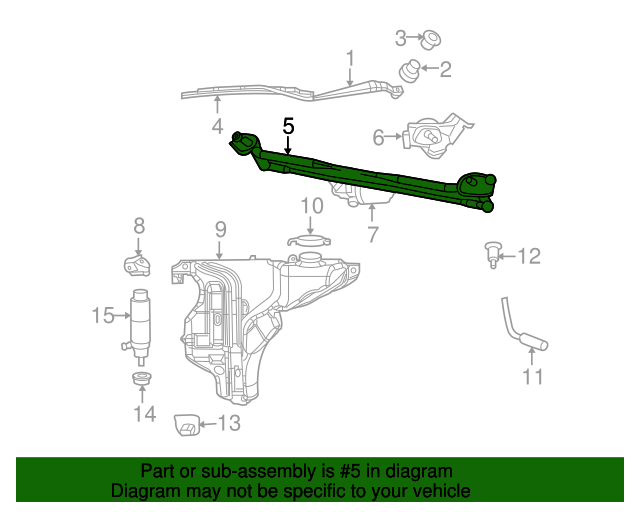 2008-2021 Dodge Challenger Linkage Assembly 68044165AA | TascaParts.com