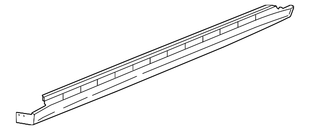 2004-2008 Pontiac Grand Prix Passenger Side Rocker Panel Molding ...