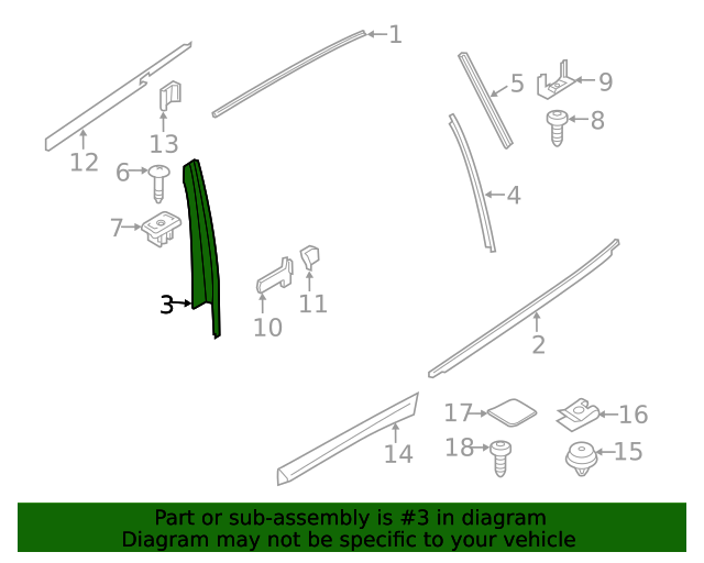 Genuine BMW 51-35-7-416-532 | Applique Panel | FREE Shipping on Most ...