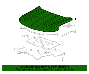 85112715 - Hood 2021-2024 Chevrolet | Chevrolet Parts Direct