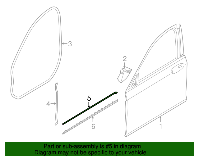 Genuine BMW 51-76-7-341-641 | Upper Seal | FREE Shipping on Most Orders ...