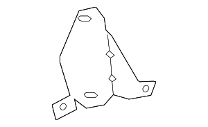 16147159165 - 2007-2013 BMW Controller Mount Bracket (16-14-7-159-165 ...