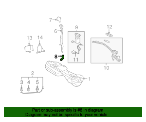 2006-2015 BMW | Filler Hose | 16117176673 | BMW OEM Parts Store