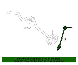 2223201689 - Stabilizer Link 2014-2021 Mercedes-Benz | AutoNationParts.com