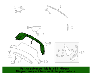 2021-2023 Land Rover Range Rover Evoque Lower Cover LR139816 ...