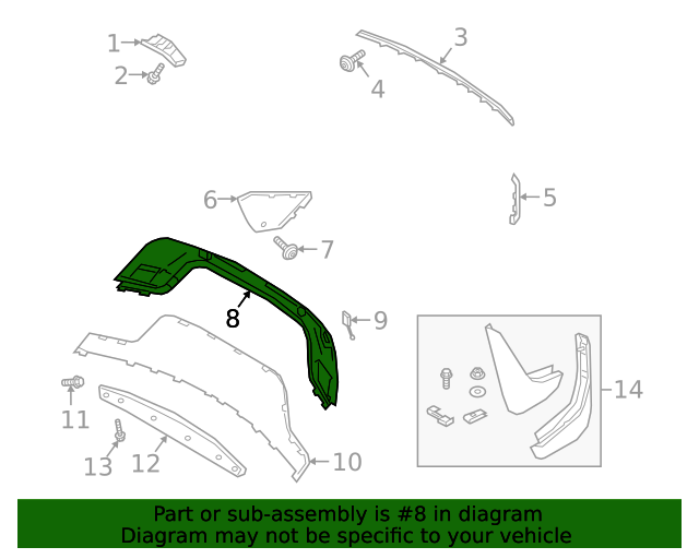 Genuine Lower Cover for 2021-2023 Land Rover Range Rover Evoque | Land ...
