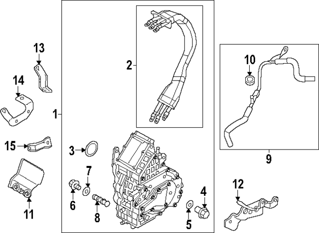 2023 Mitsubishi Outlander PHEV Generator Assembly 9487A051 | Mitsubishi ...