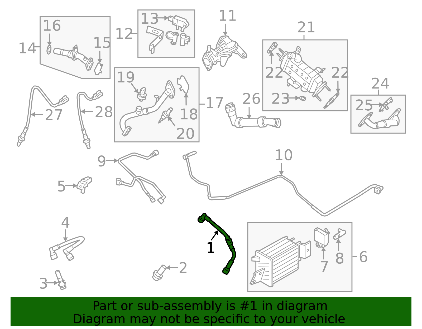 ML3Z-6758-D - Crankcase Tube 2021-2025 Ford F-150 | Ford Parts Direct