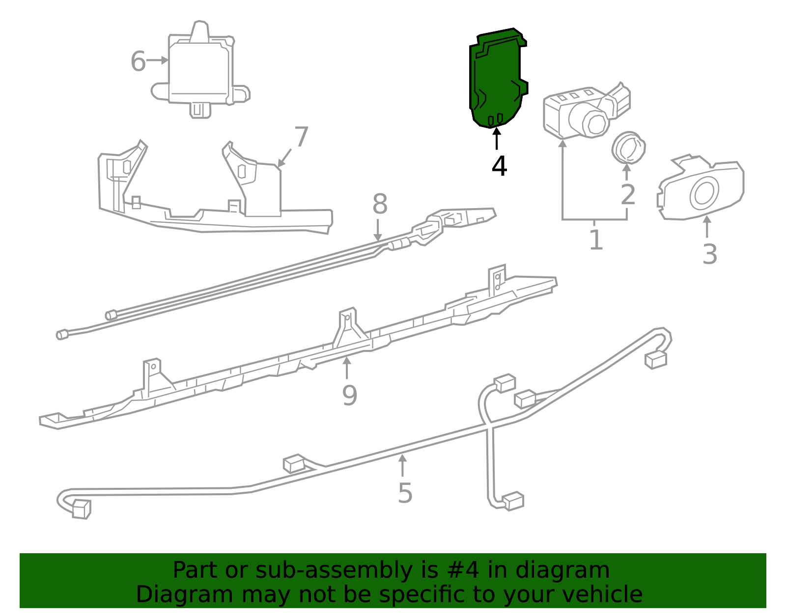 89348-50050 - 2013-2024 Lexus - Park Sensor Clamp | Discount Parts Monster
