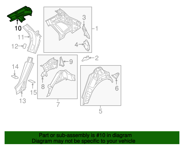 2018-2020 Audi Upper Reinforced 80A-810-392-STL | Genuine Audi Parts