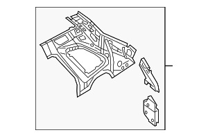 2018-2020 Audi Inner Panel 80A-809-052-STL | Audi USA Parts