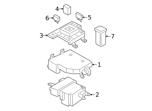 Fuse & Relay for 2019 Porsche Cayenne | Porsche Chandler Parts