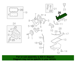 2009-2011 Mopar Intake Manifold 4892233AB | TascaParts.com