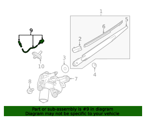 28972-5RB0A - Washer Nozzle - 2018 2019 Nissan Kicks | World OEM Parts ...