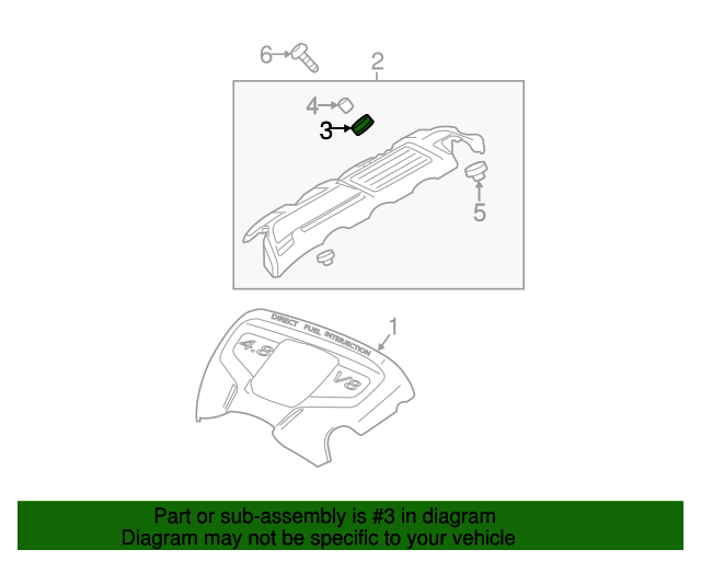 2010-2018 Porsche Side Cover Grommet 955-110-638-00 | Gaudin Porsche Parts