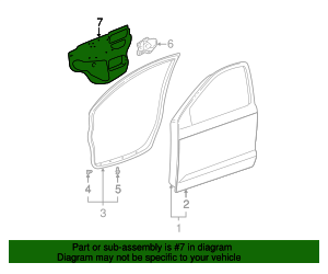 2003-2008 Toyota Corolla Water Shield 67831-02130 | OEM Parts Online