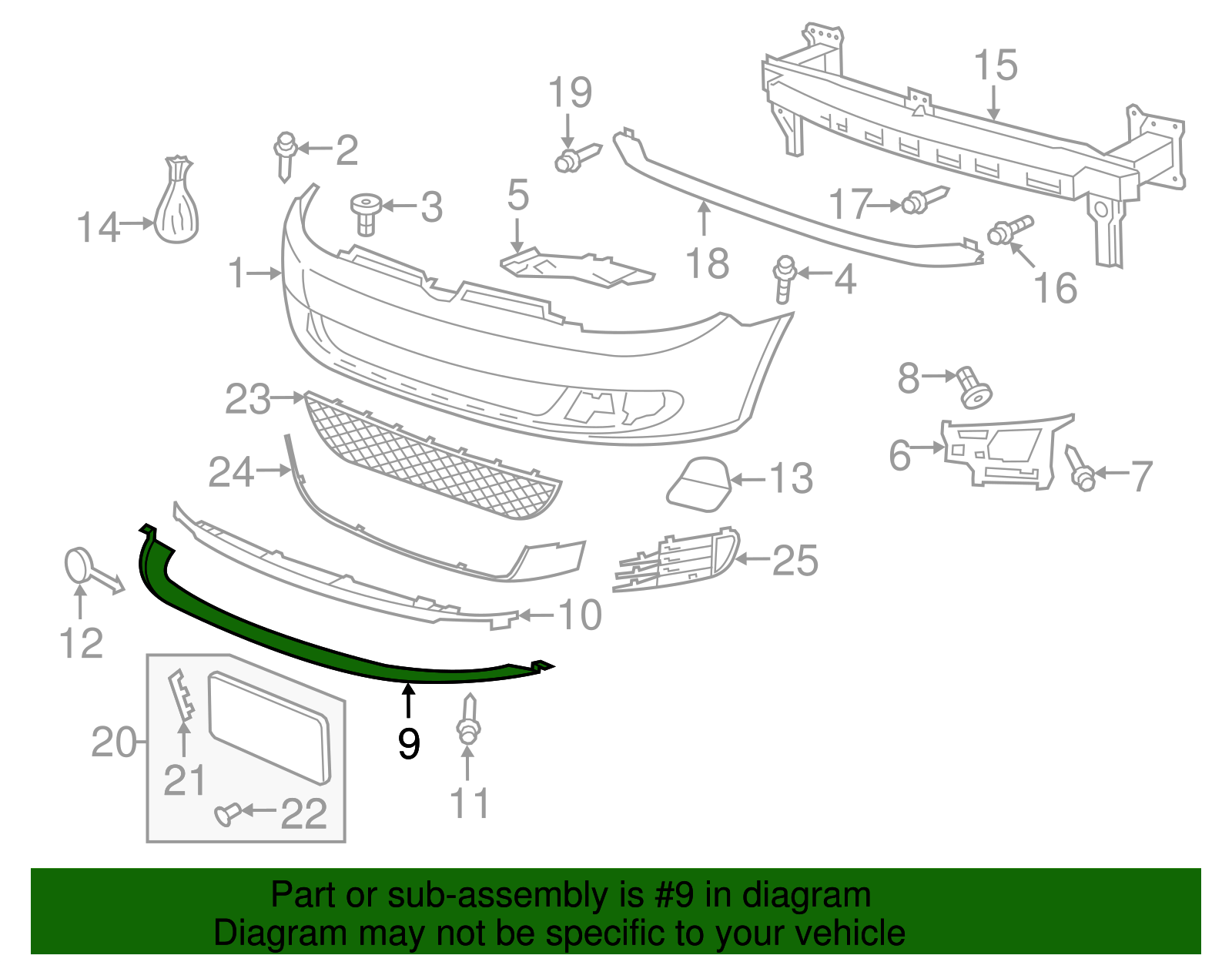 2010-2014 Volkswagen GTI Spoiler 5K0-805-903-B-9B9 | OEM Parts Online