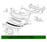 2010-2014 Volkswagen GTI Spoiler Retainer Plate 5K0-805-915-9B9 | VW ...