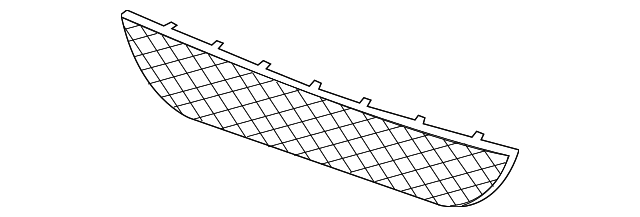 5K0-853-677-C-9B9 - Lower Grille 2010-2014 Volkswagen GTI | Volkswagen ...