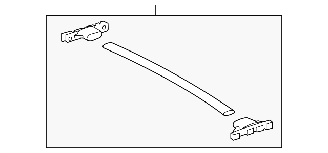 Genuine Toyota Center Support part# 63409-0R011 for 2006-2012 Toyota ...