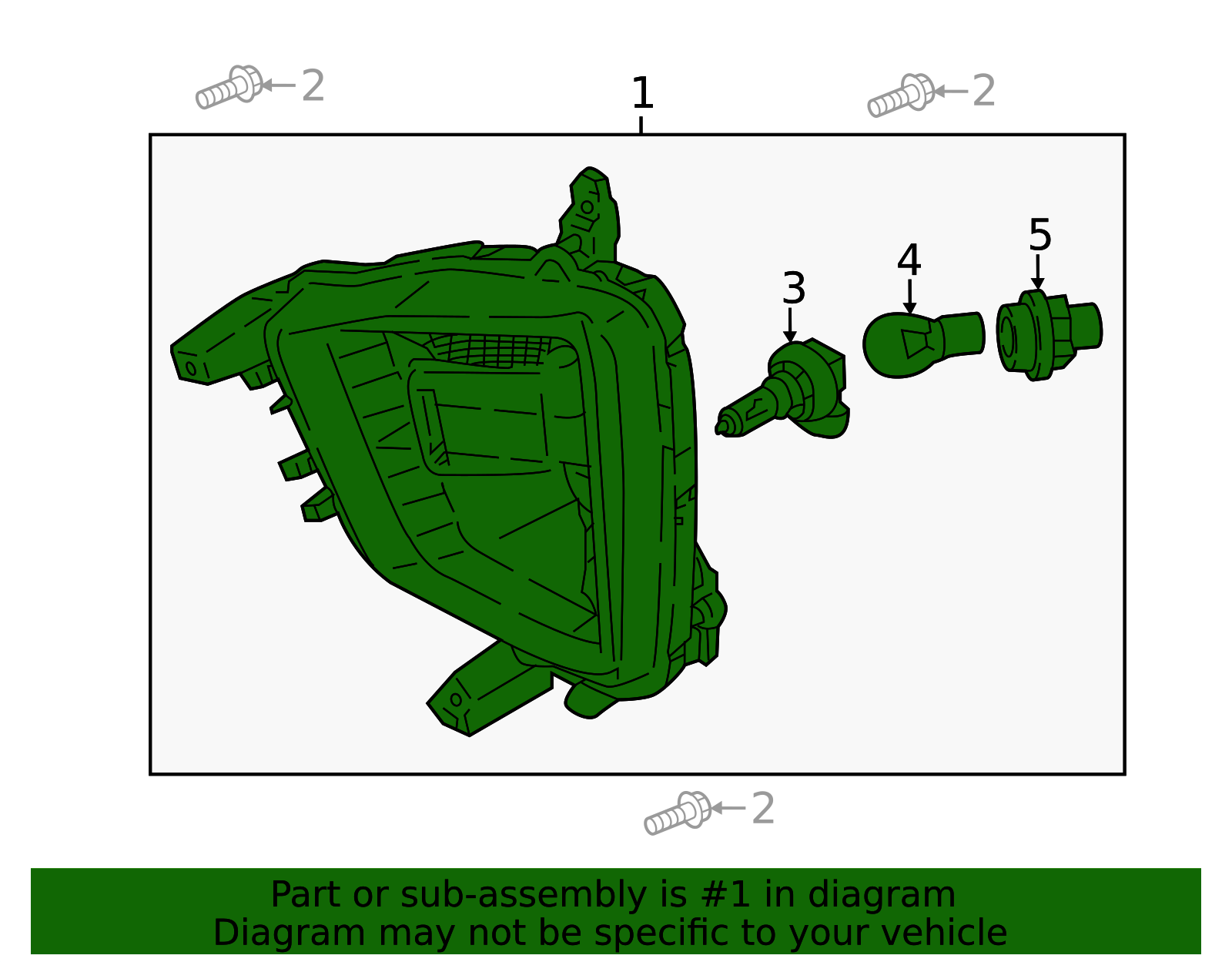 2018-2020 Mitsubishi Eclipse Cross Fog Lamp Assembly 8315A031 ...