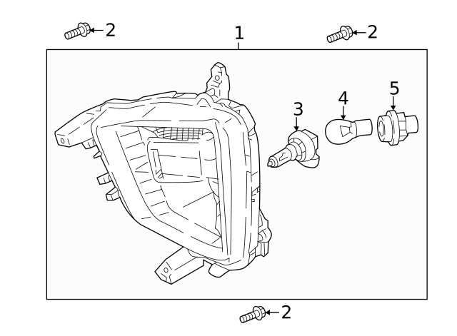 8315A032 - Fog Lamp Assembly 2018-2020 Mitsubishi Eclipse Cross ...