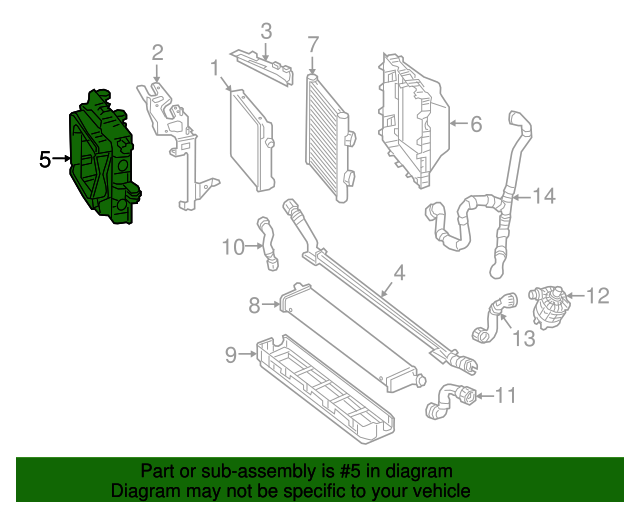 2018-2021 Mercedes-Benz Front Duct 213-500-36-00 | MB OEM Parts